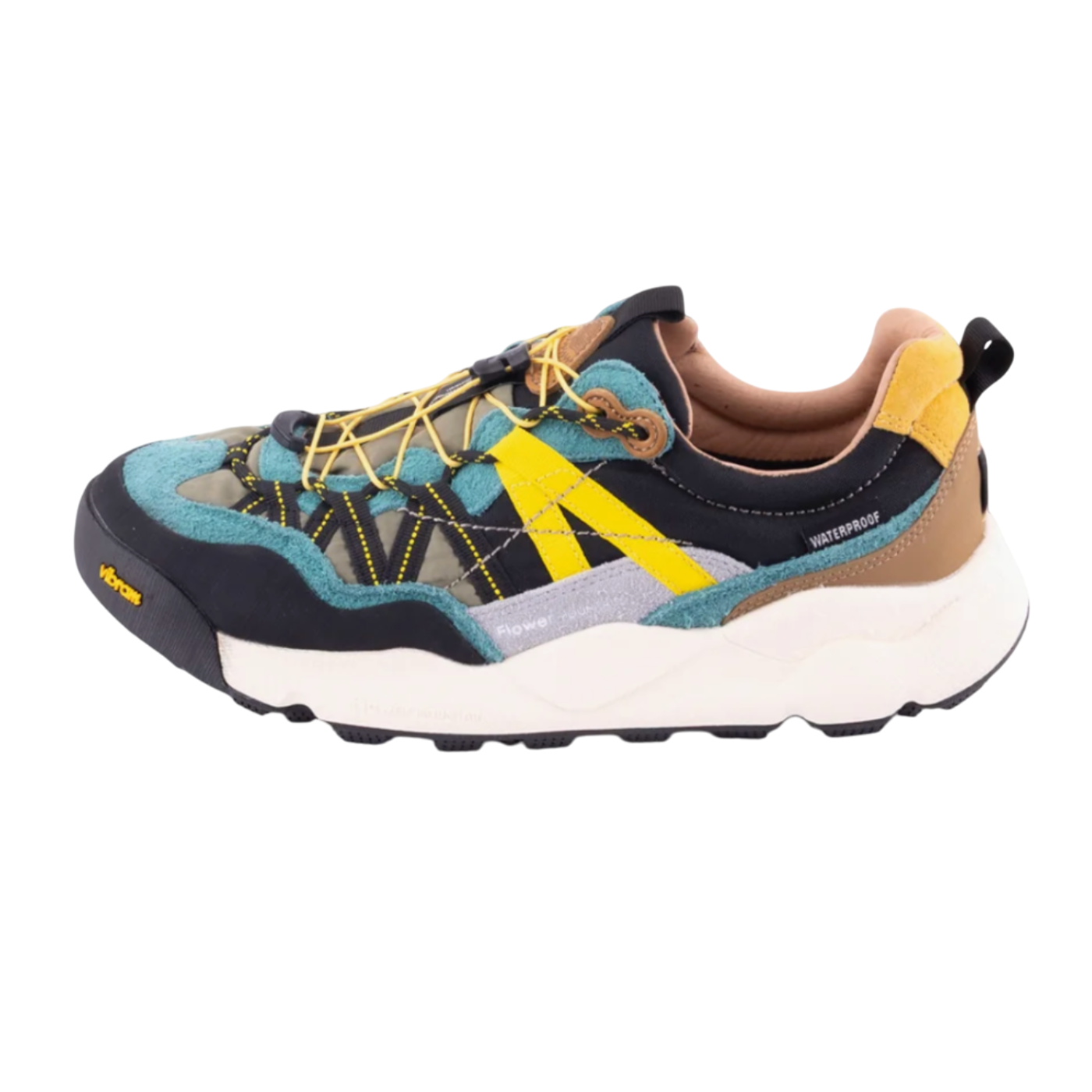 Flower Mountain | Iwona 2 Uni Woman's Trainer Black/Grey/Petrol | Finnieston Clothing ...