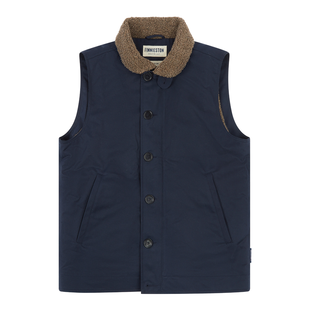 Mallory N1 Deck Vest Navy | Finnieston Clothing | Autumn Outerwear ...